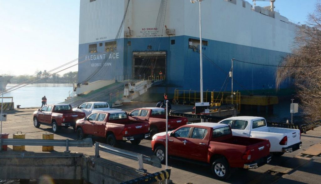 Toyota alcanzó un nuevo record de exportación con su Hilux