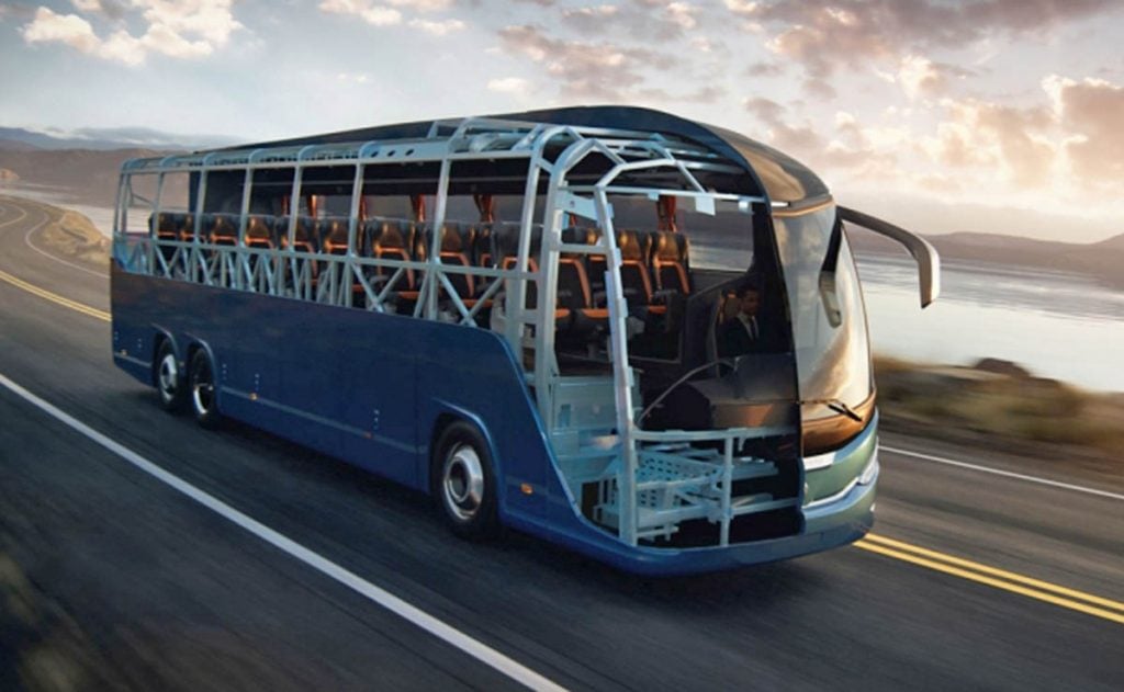 Este es el bus más moderno y seguro desarrollado en Latinoamérica ...