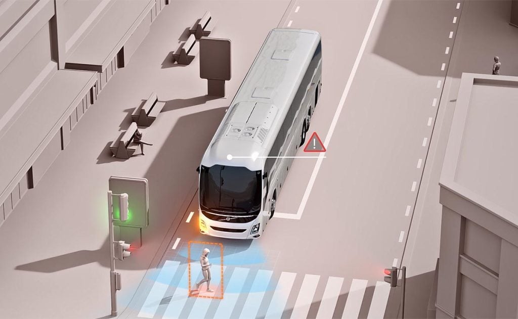 Presentaron el bus más seguro del mercado con 12 sistemas de seguridad ...