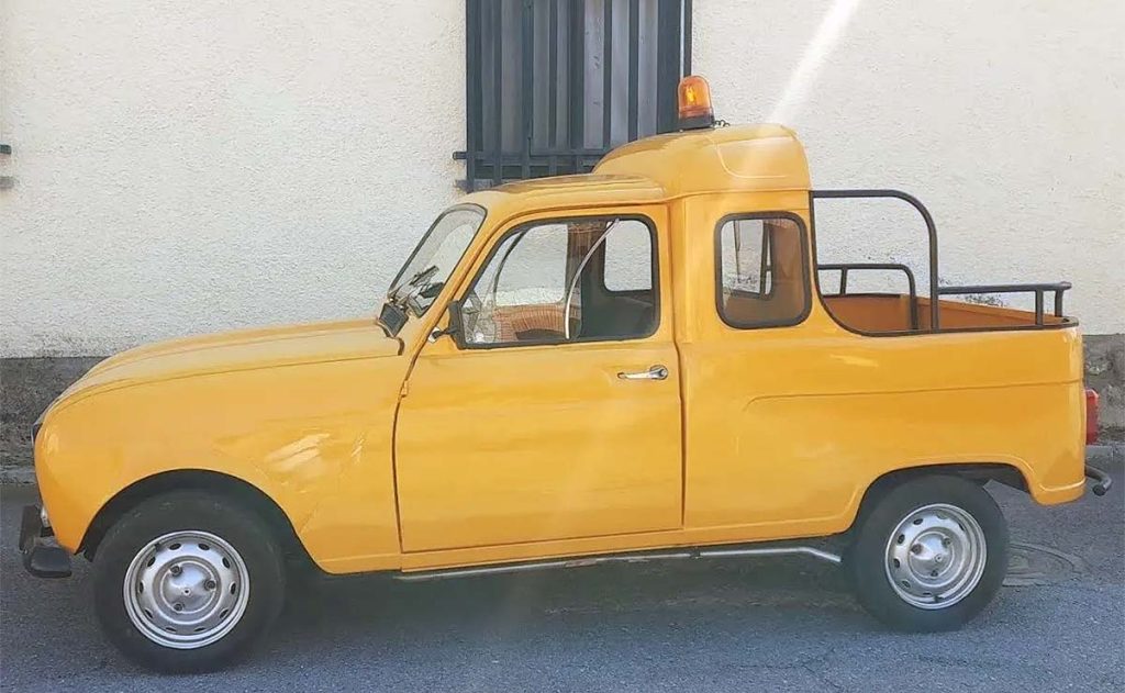Encuentran un clásico auto Renault de los ’80 con carrocería pick up ...