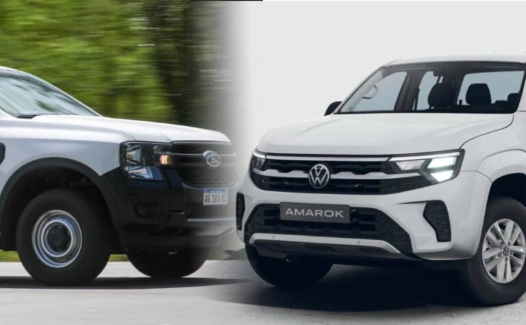 Volkswagen Amarok vs Ford Ranger: esta es la mejor pick up base